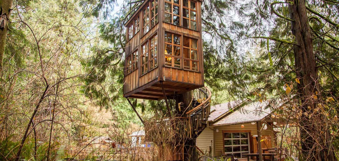 Treehouse Point, Washington State, United States of America. Expert ...